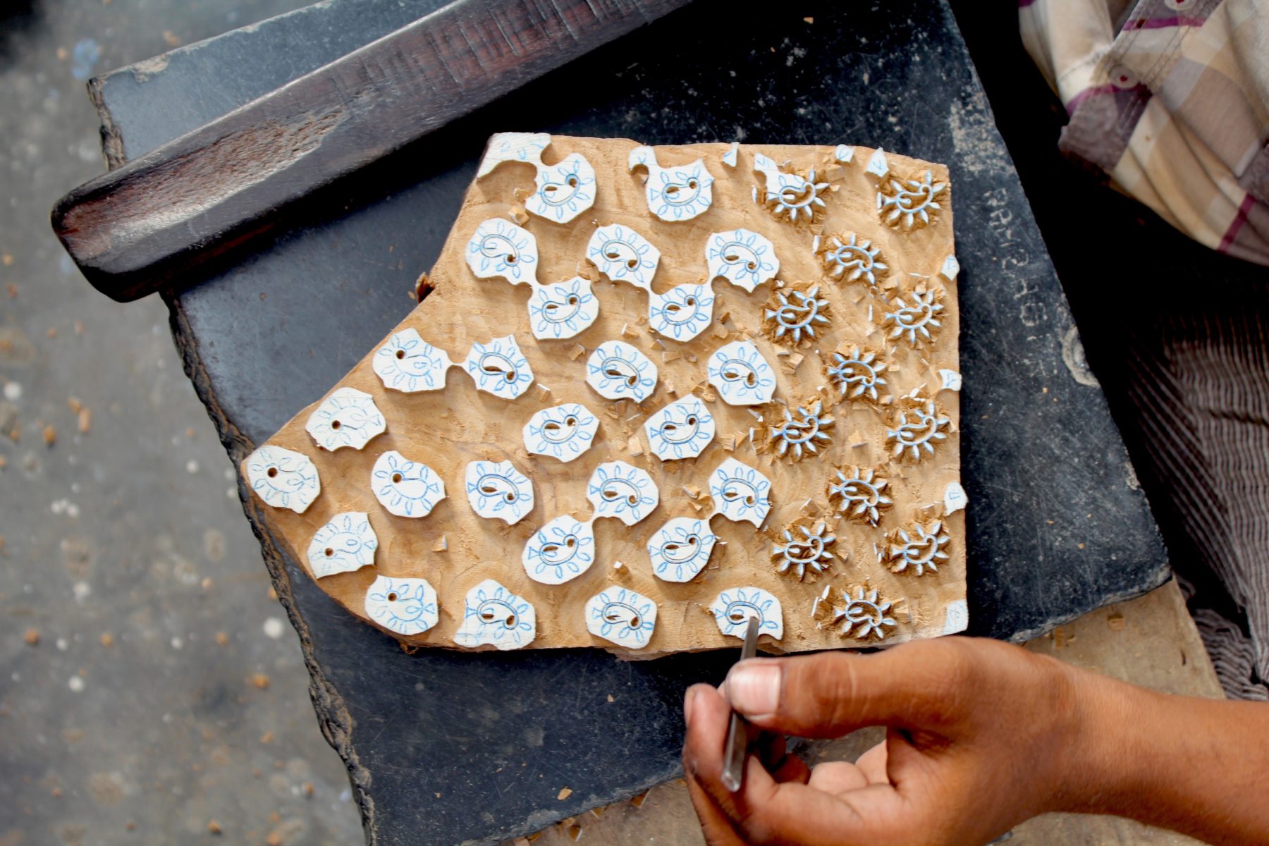 Block Carving at Pedana - Aditi Jain