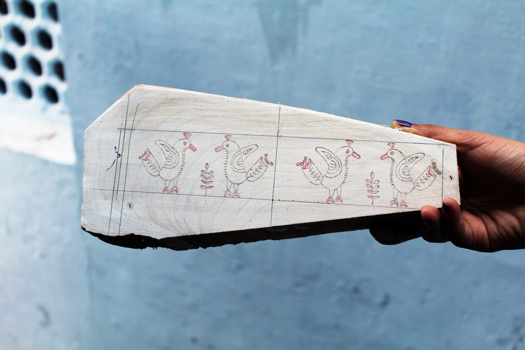 Block Carving at Pedana - Aditi Jain